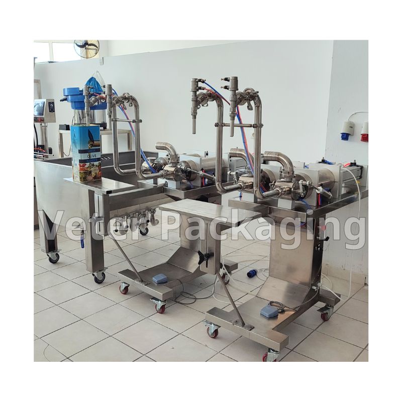 Ημιαυτόματο ογκομετρικό γεμιστικό μηχάνημα συσκευασίας ρευστών ...