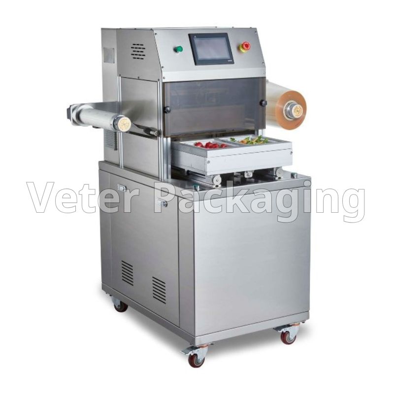 Semi automatic vacuum sealing machine with modified atmosphere ...